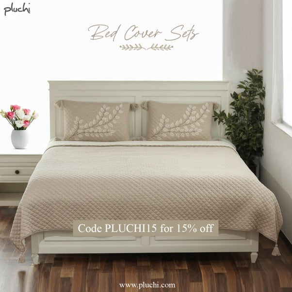 Pluchi New Arrivals: Floraison-Themed Cotton Knitted Bed Covers ...
