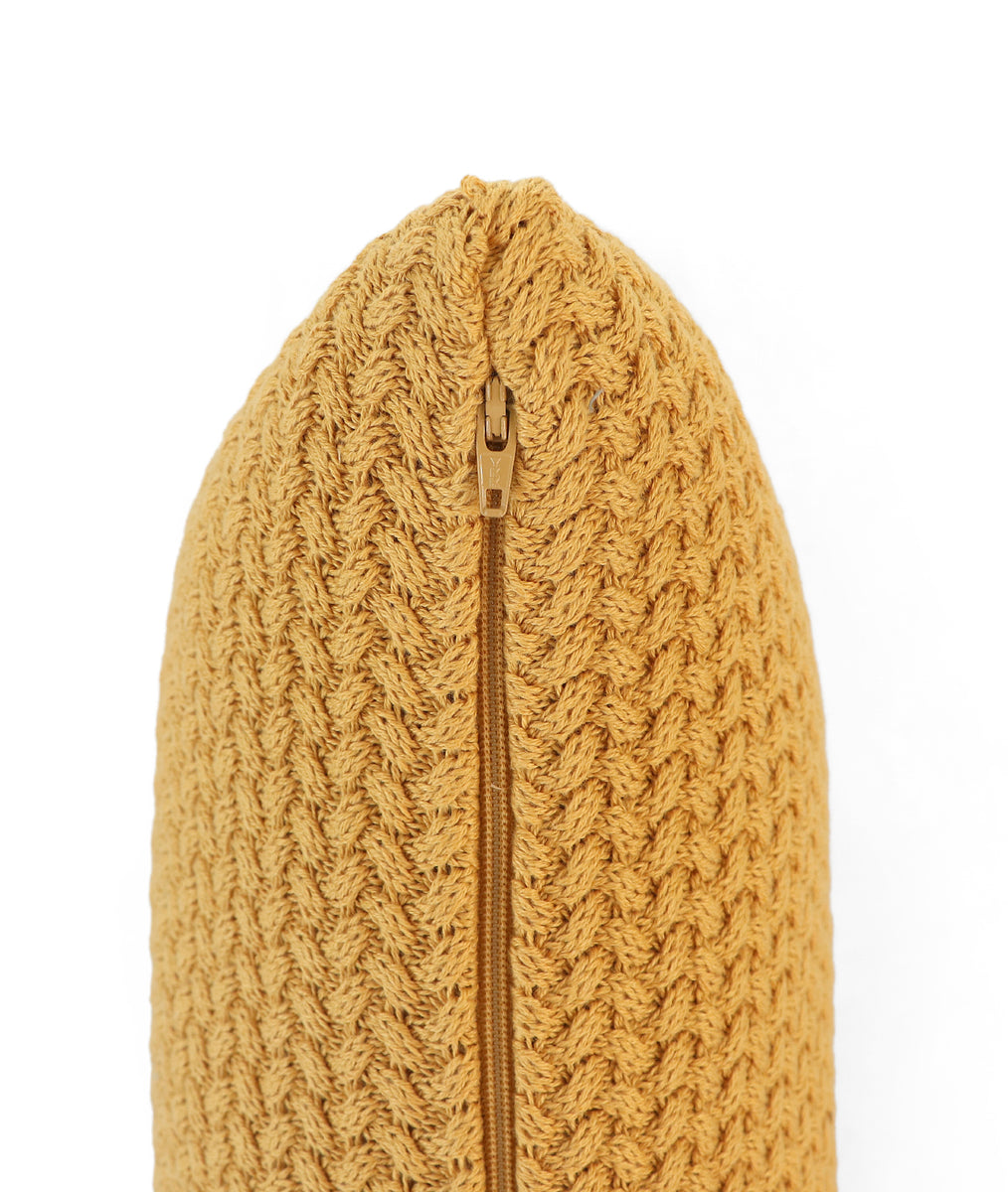 Anna Honey Gold Decorative 12 X 20 Inches Cushion Cover – Pluchi Online