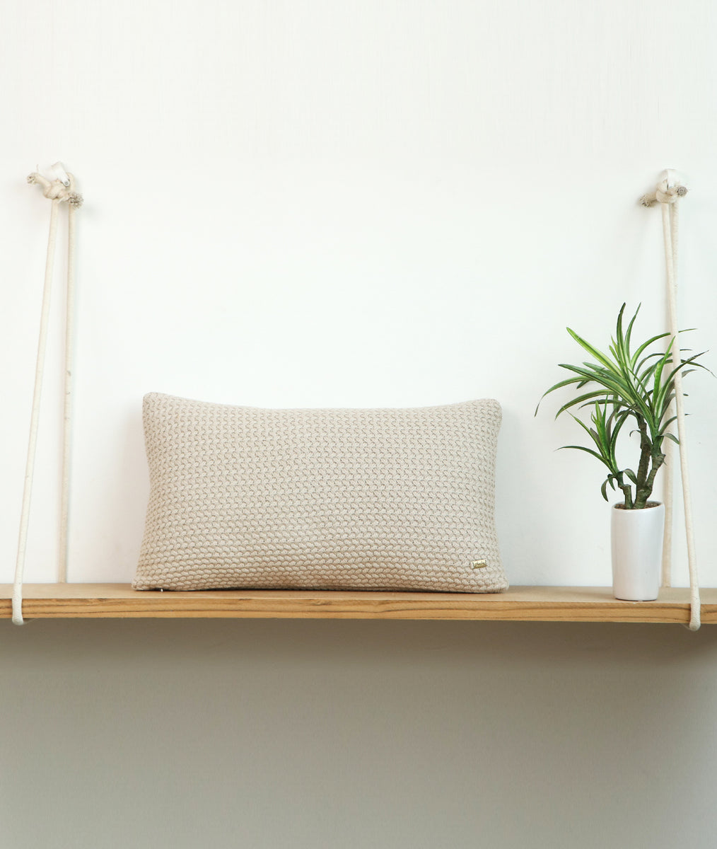 Anna Pale Whisper Decorative 12 X 20 Inches Cushion Cover – Pluchi Online