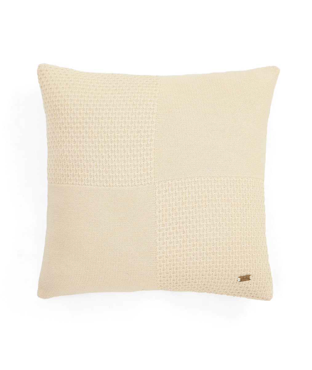 Kelly Fusion Natural Cotton Knitted Decorative 18 X 18 Inches Cushion ...