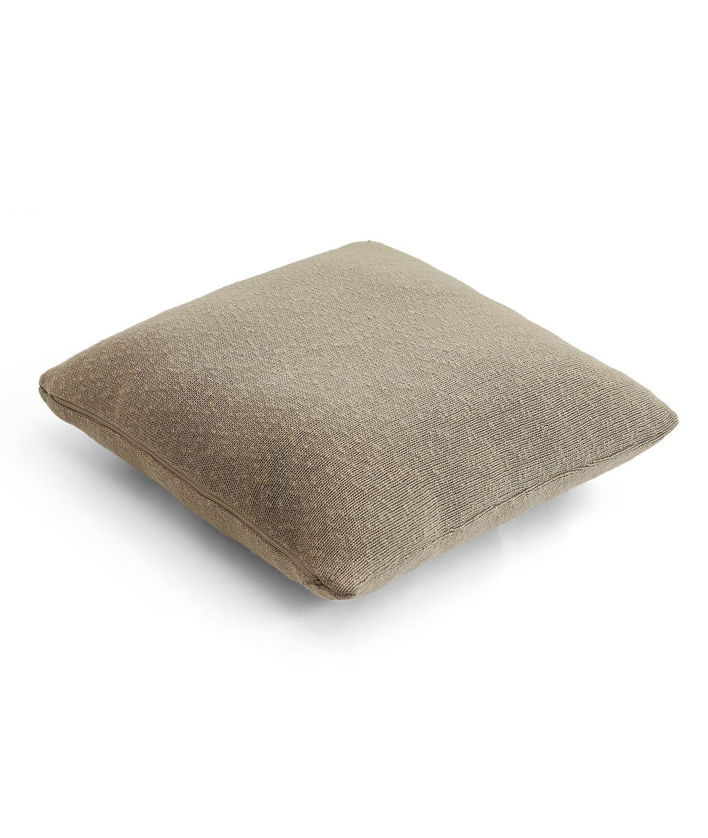 Elegant Cotton Knitted Decorative Stone Color 22 x 22 Inches Cushion C ...