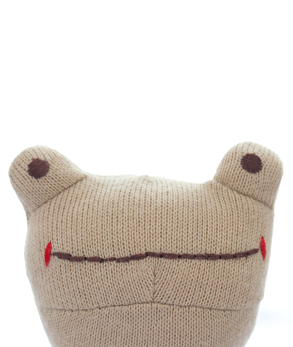 Rattle Frog Cotton Knitted Stuffed Soft Toys for Babies / Kids (Shell ...