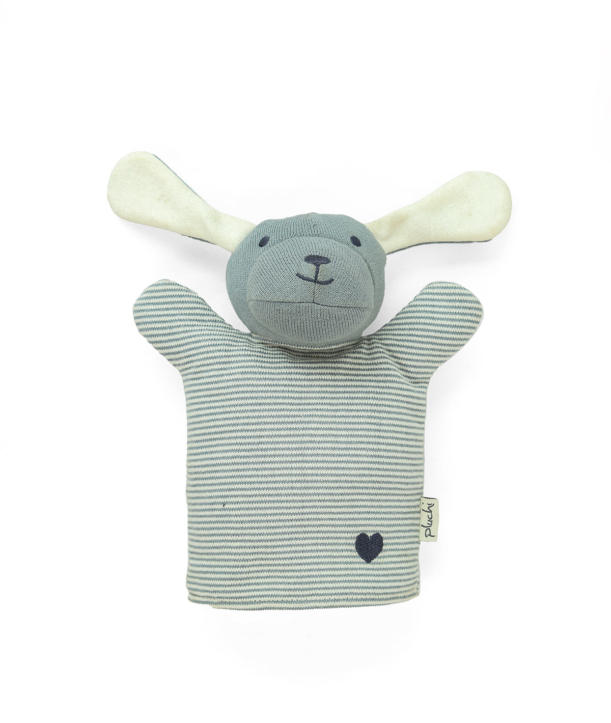 Dog Hand Puppet Cotton Knitted Stuffed Soft Toy (Blue) – Pluchi Online