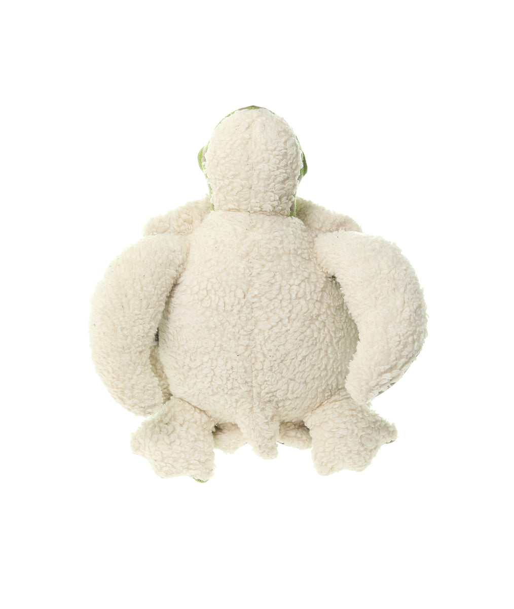 Shelly Tortoise Cotton Knitted Stuffed Soft Toy (Dove Beige & Medium G ...