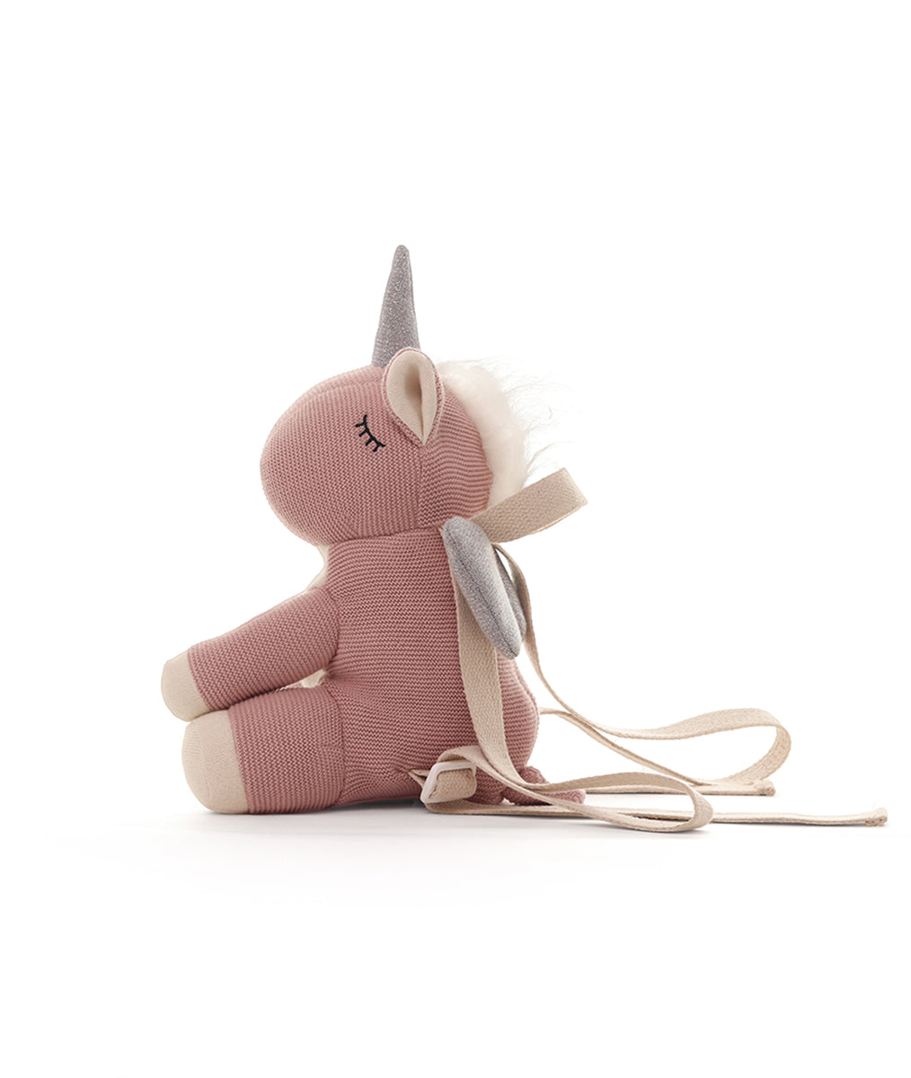 Charlie Unicorn Pink Pearl & Natural Color Kids Bag/Kids Travel Bag ...