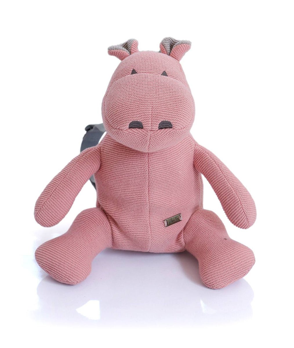 Happy Hippo - Blossom Color 100% Cotton Knitted Kids bag – Pluchi Online