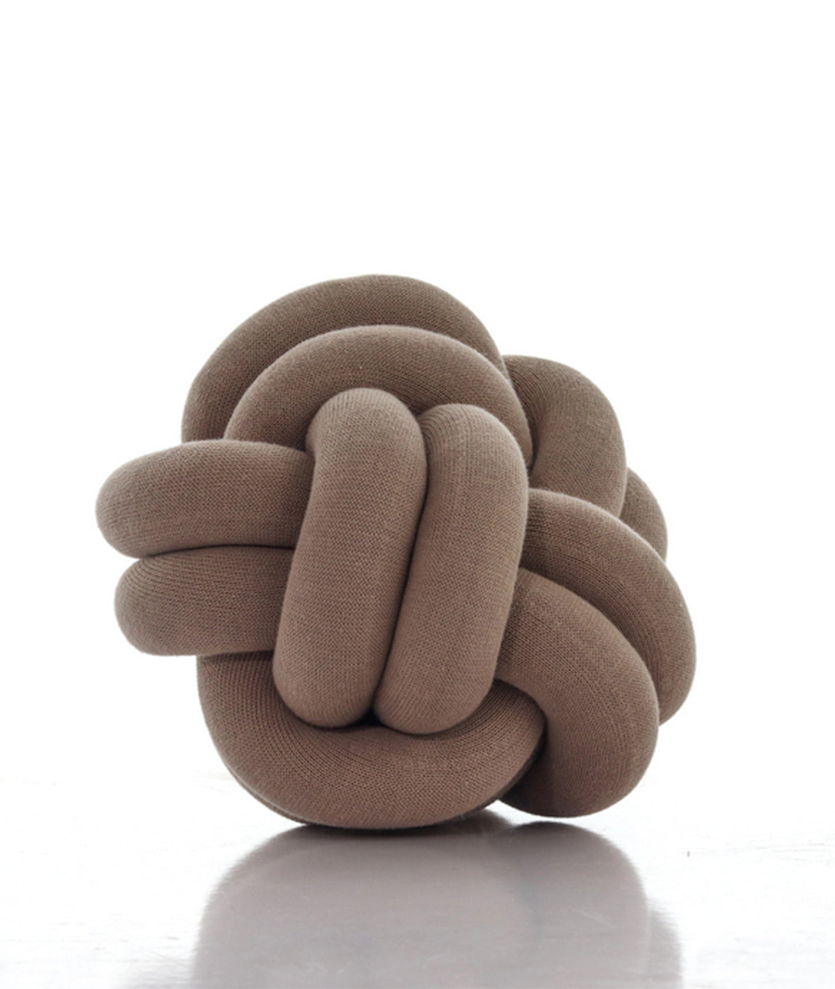 Nodo Cotton Knitted Decorative Sandy Brown Color 11 x 11 Inches Knot P ...