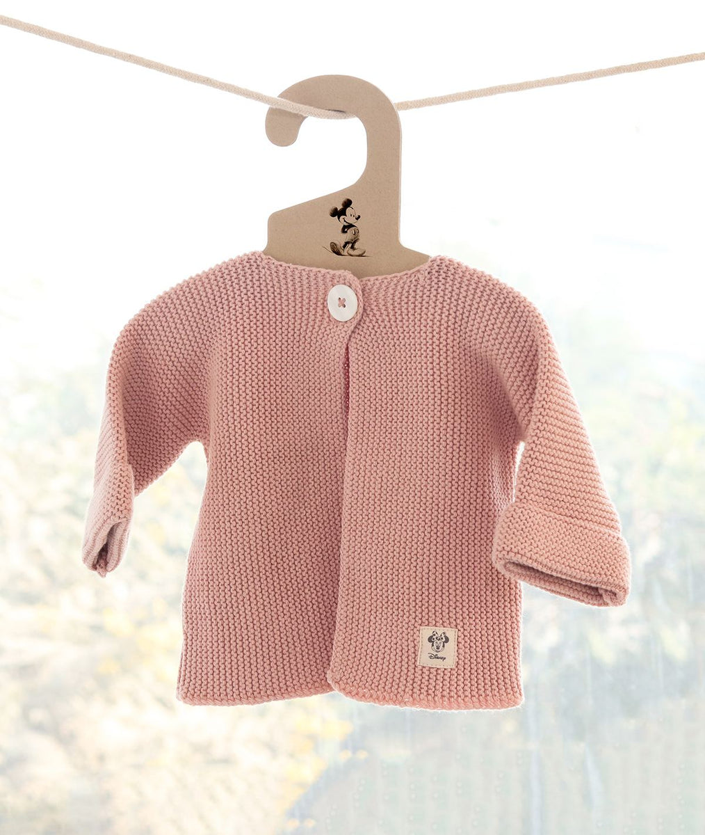 Minnie Mouse Cardigan for Newborn Babies in Pink Pearl Color – Pluchi ...